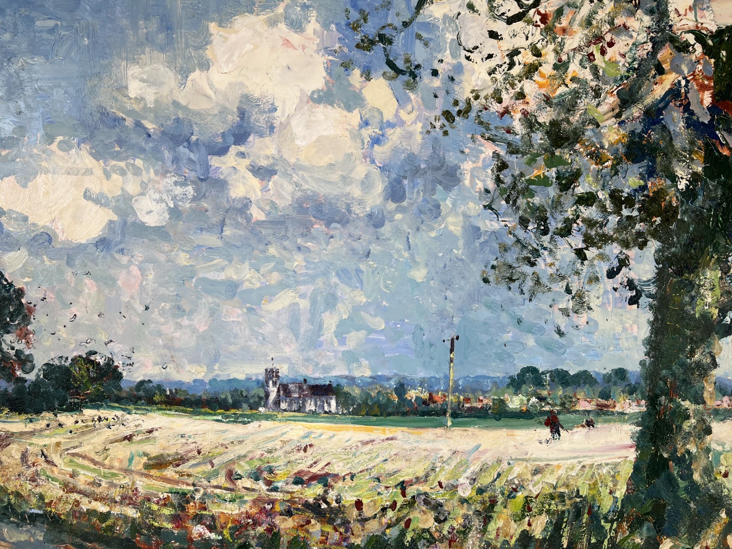 Geoffrey Chatten Haddiscoe Oil Painting For Sale Norfolk Art Online