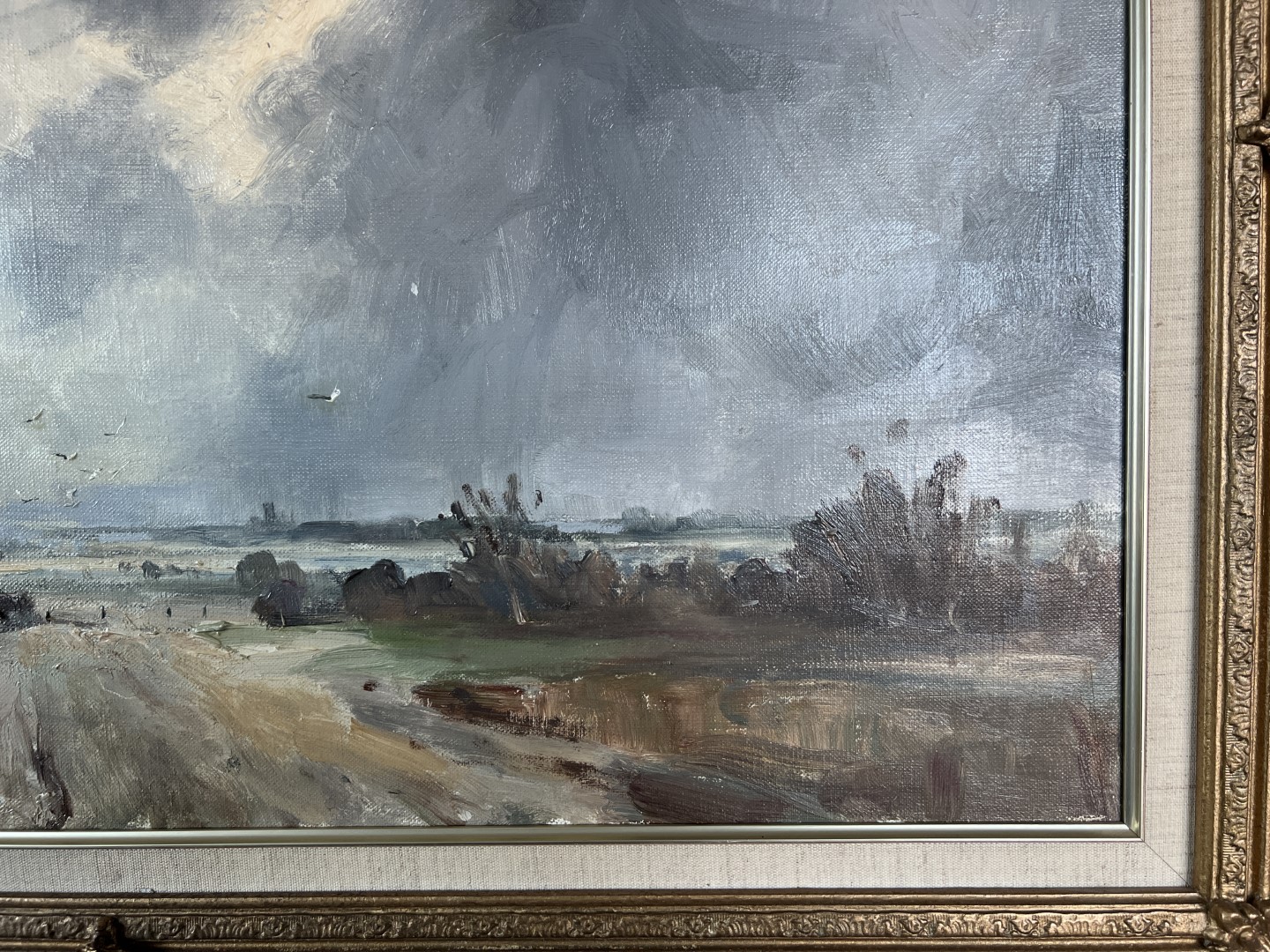 Marcus Ford River Blyth Oil painting For sale Norfolk Art Online